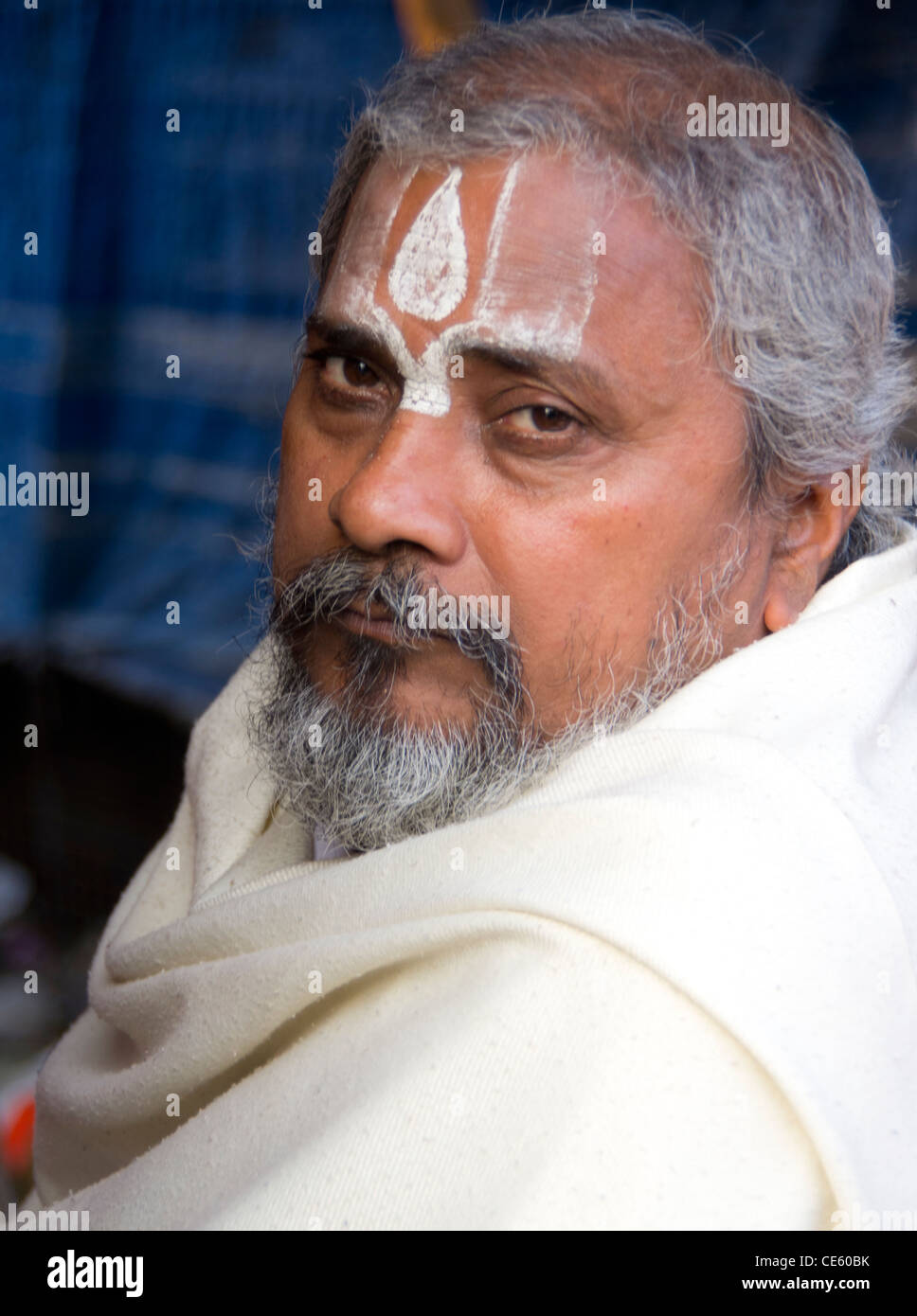White tilak hi-res stock photography and images - Alamy