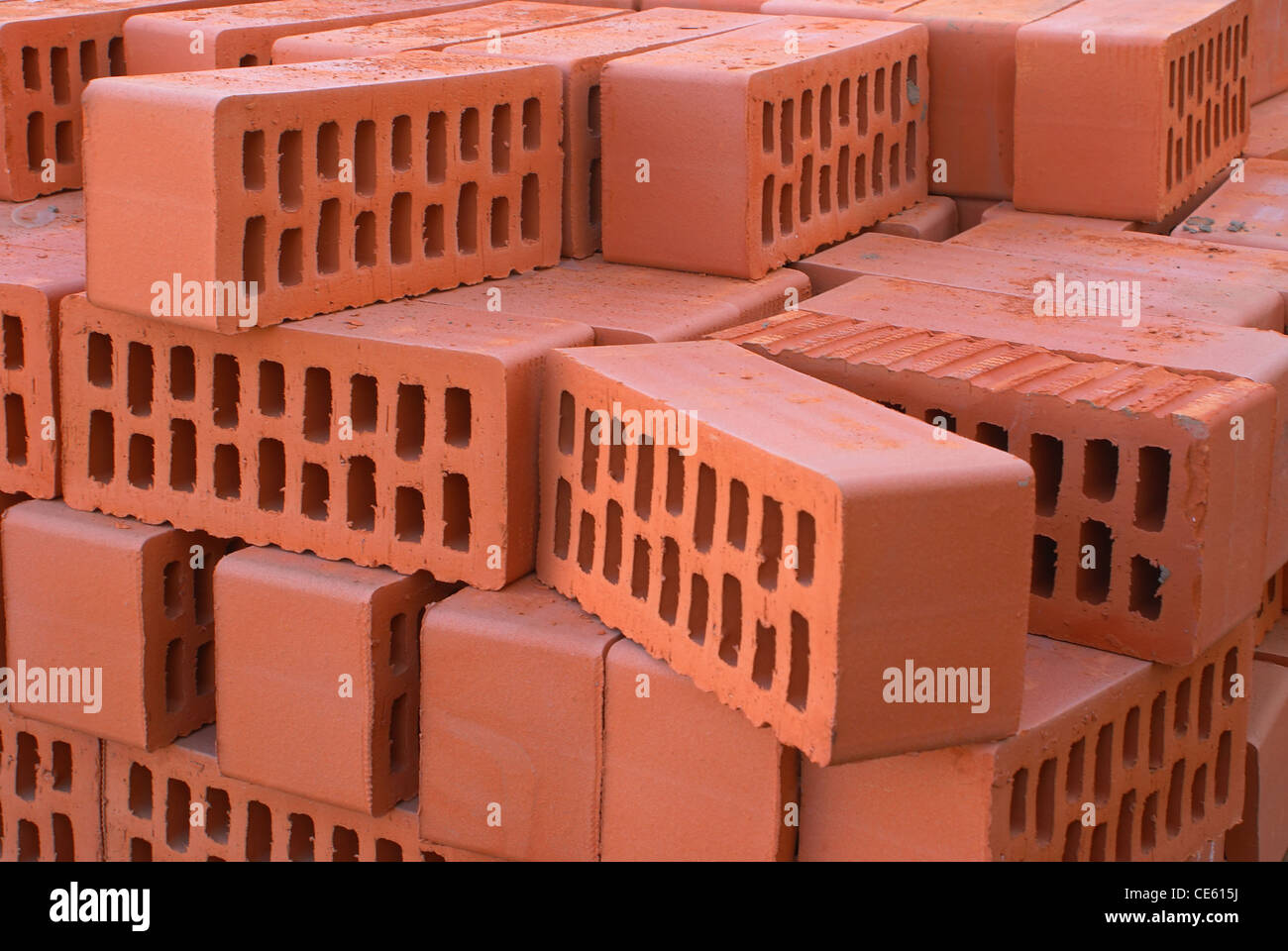 Red rectangle bricks hi-res stock photography and images - Alamy