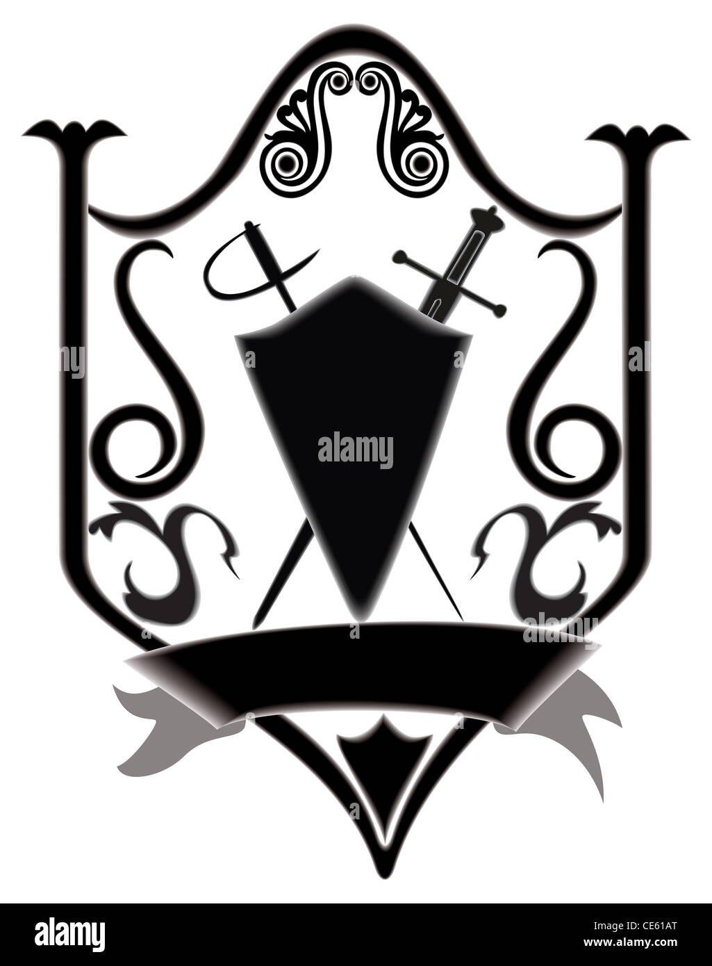 Sword frame Cut Out Stock Images & Pictures - Alamy