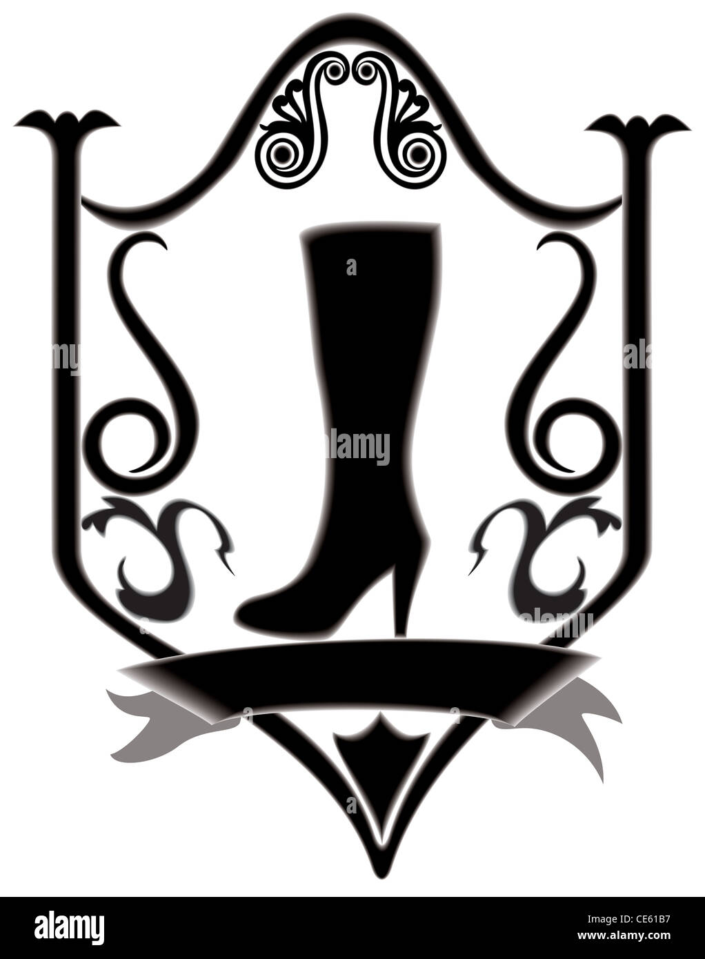 Banner With Boots High Resolution Stock Photography and Images - Alamy