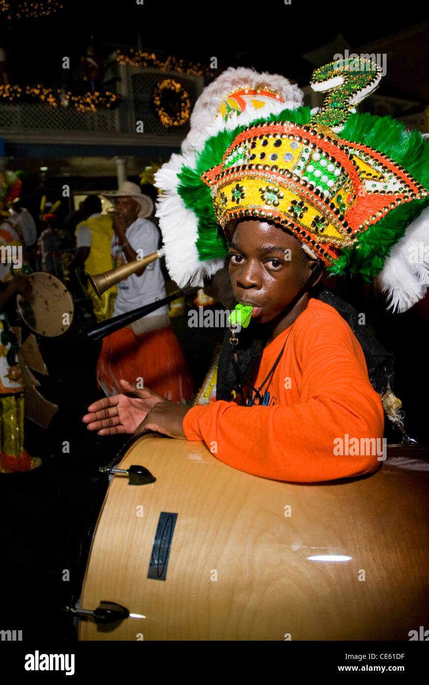 Junkanoo drummer new years day hi-res stock photography and images - Alamy