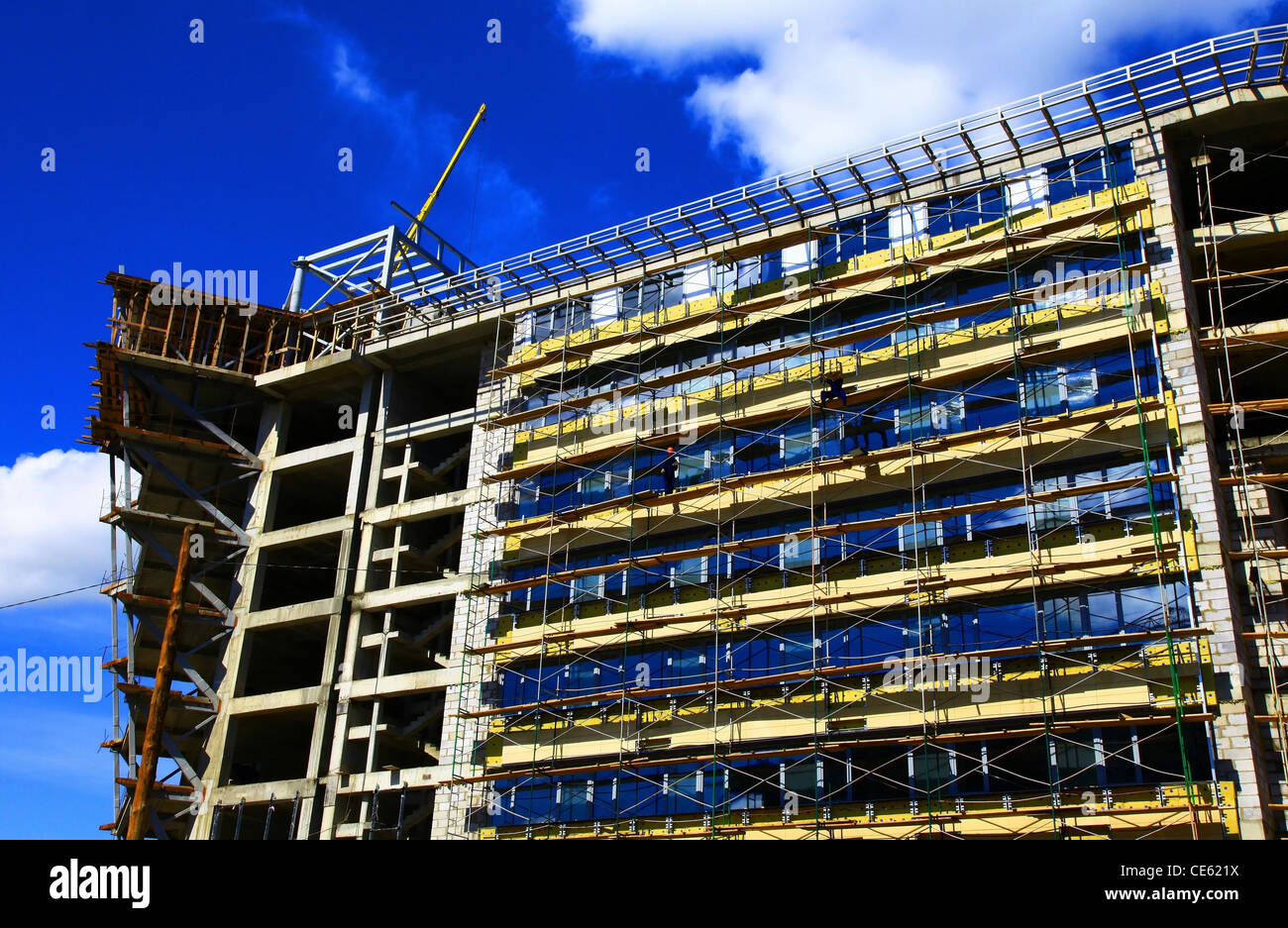 Part of the house under construction. Day Stock Photo - Alamy