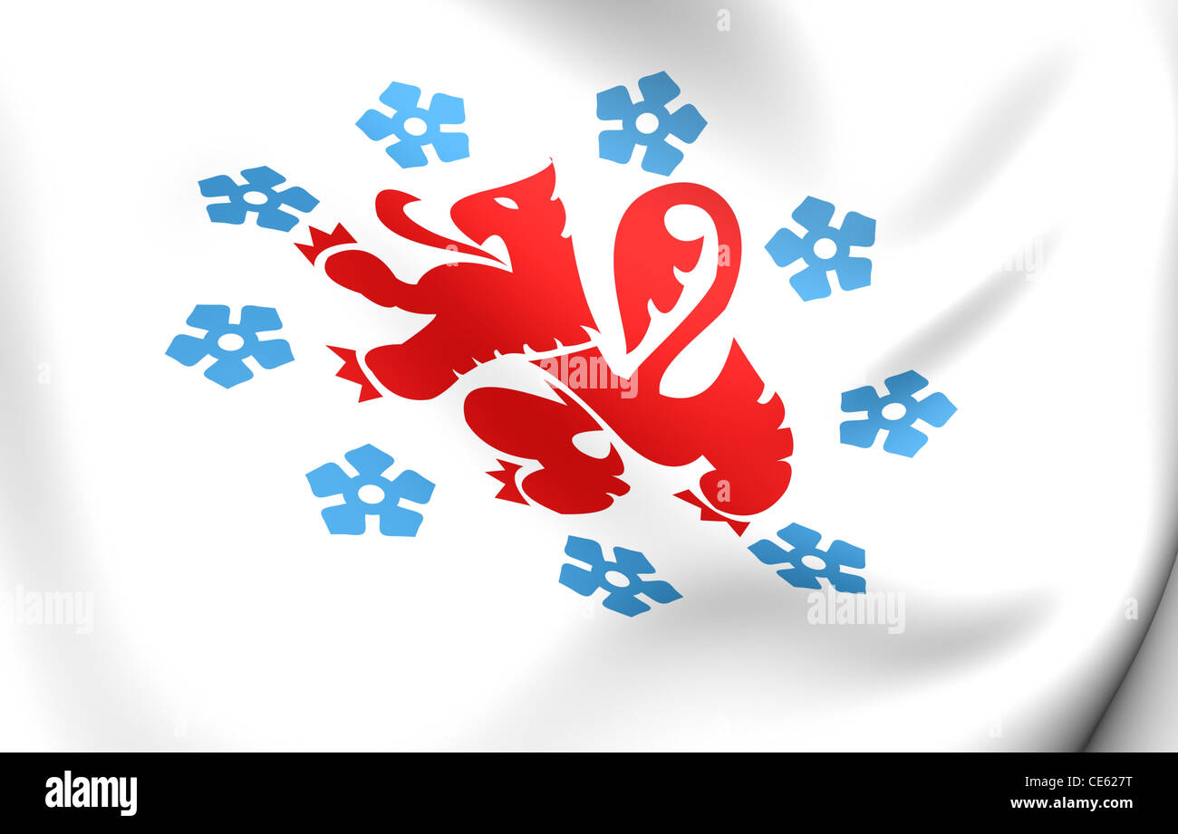 German-speaking Community of Belgium flag. Close up Stock Photo - Alamy