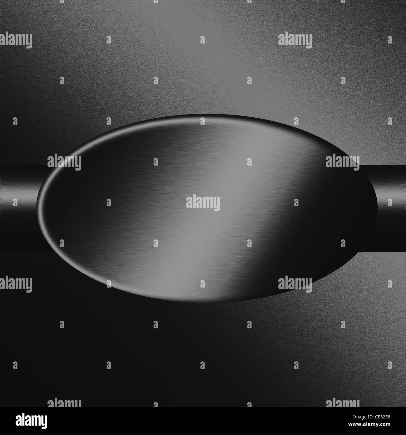 black sandblasted oval metal texture, background to web design or ...