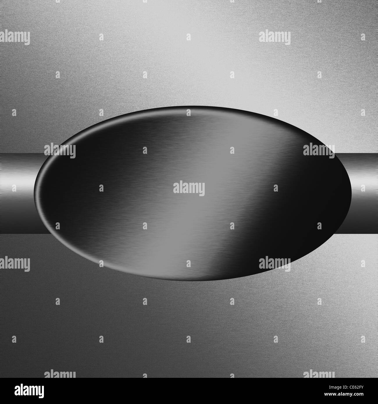 silver sandblasted oval metal texture, background to web design or ...