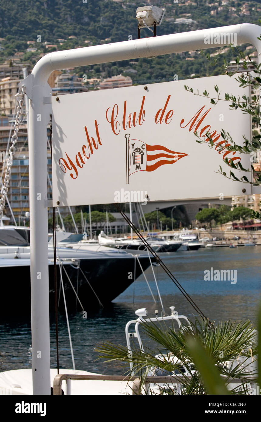 Yacht Club of Monaco Monte Carlo Europe Stock Photo - Alamy