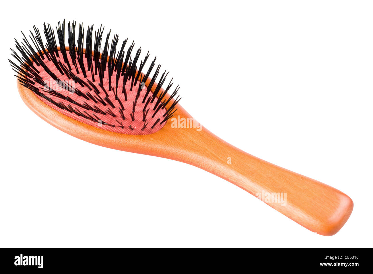 Hairbrush isolated on white background Stock Photo - Alamy