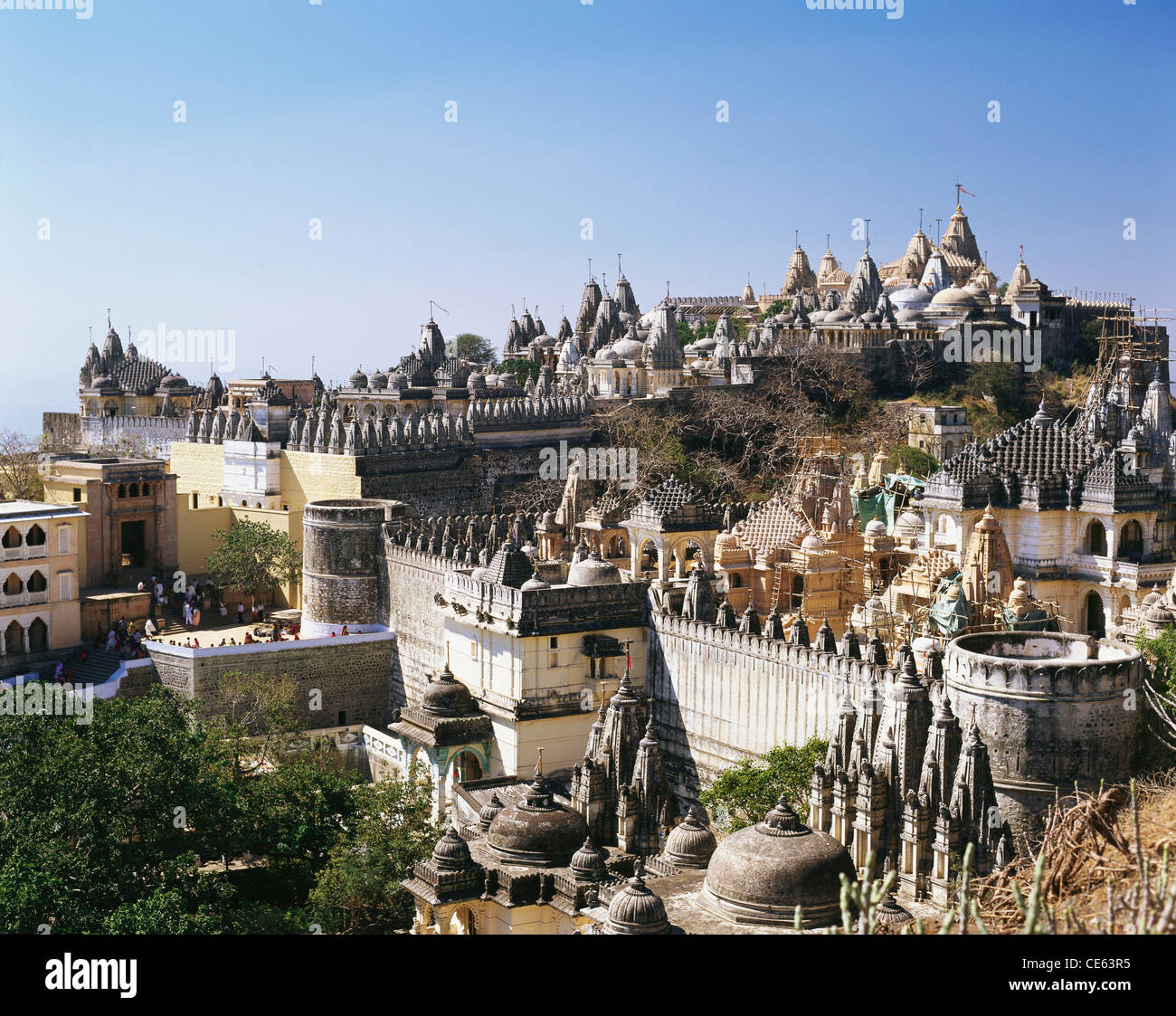 Palitana Jain temples ; Palitana ; Shatrunjaya hill ; Bhavnagar ...