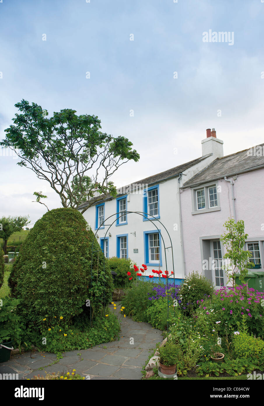 Caldbeck Traditional Cumbrian village Lake District Cumbria UK summer ...