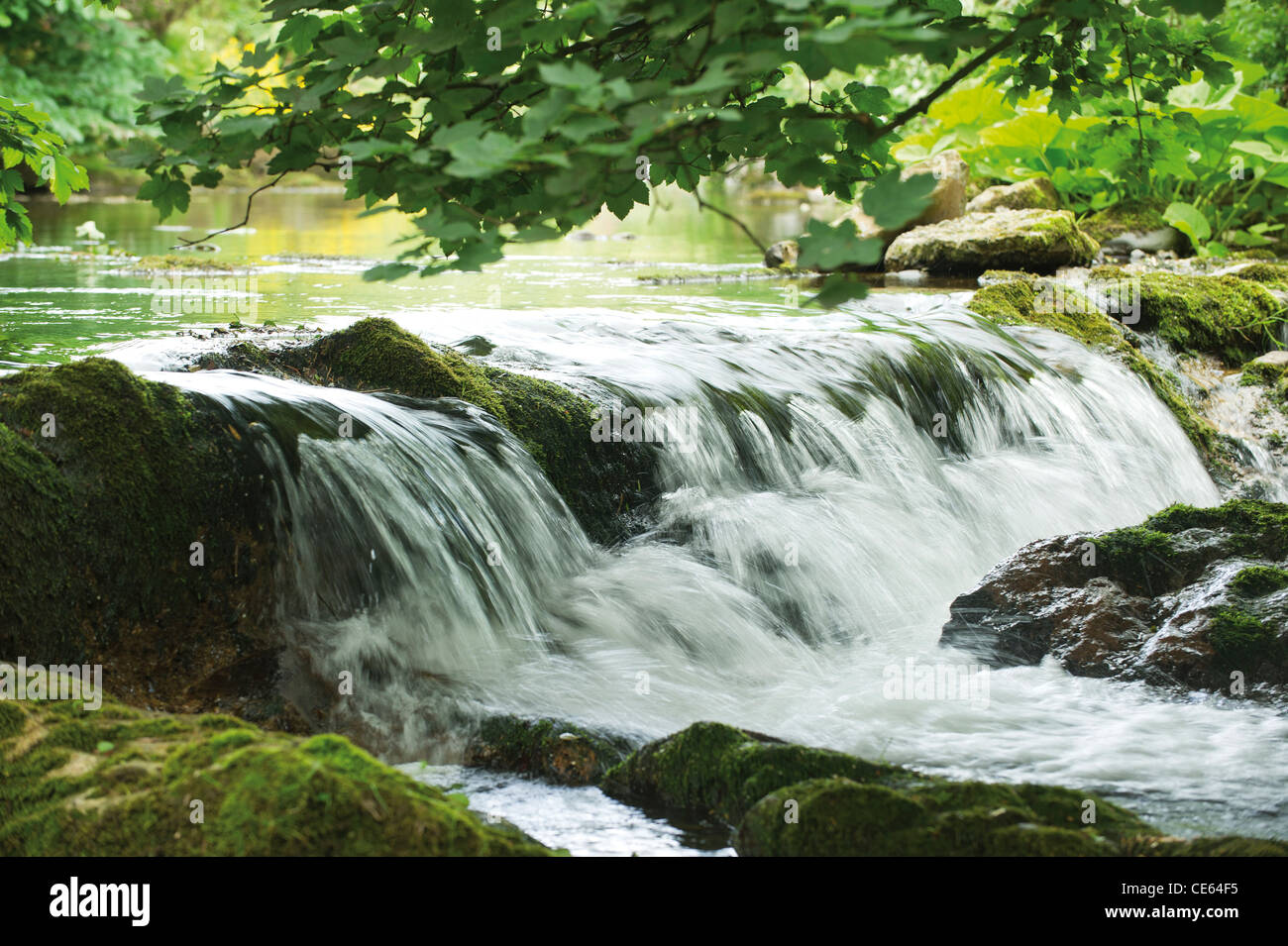 The waterfalls by the Priest's Mill at Caldbeck Traditional Cumbrian ...