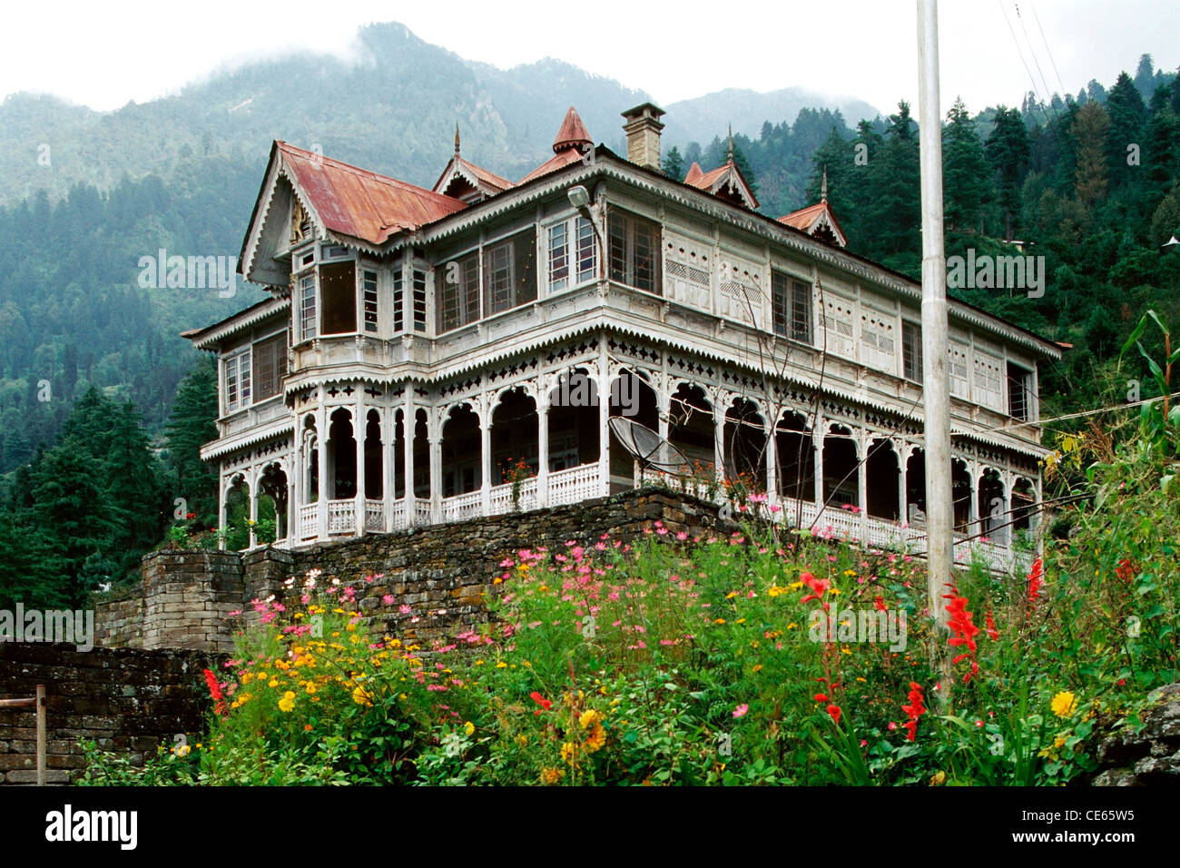 Raja Sahab Palace ; Sarhan ; Sarahan ; Himachal Pradesh ; India ; Asia ...