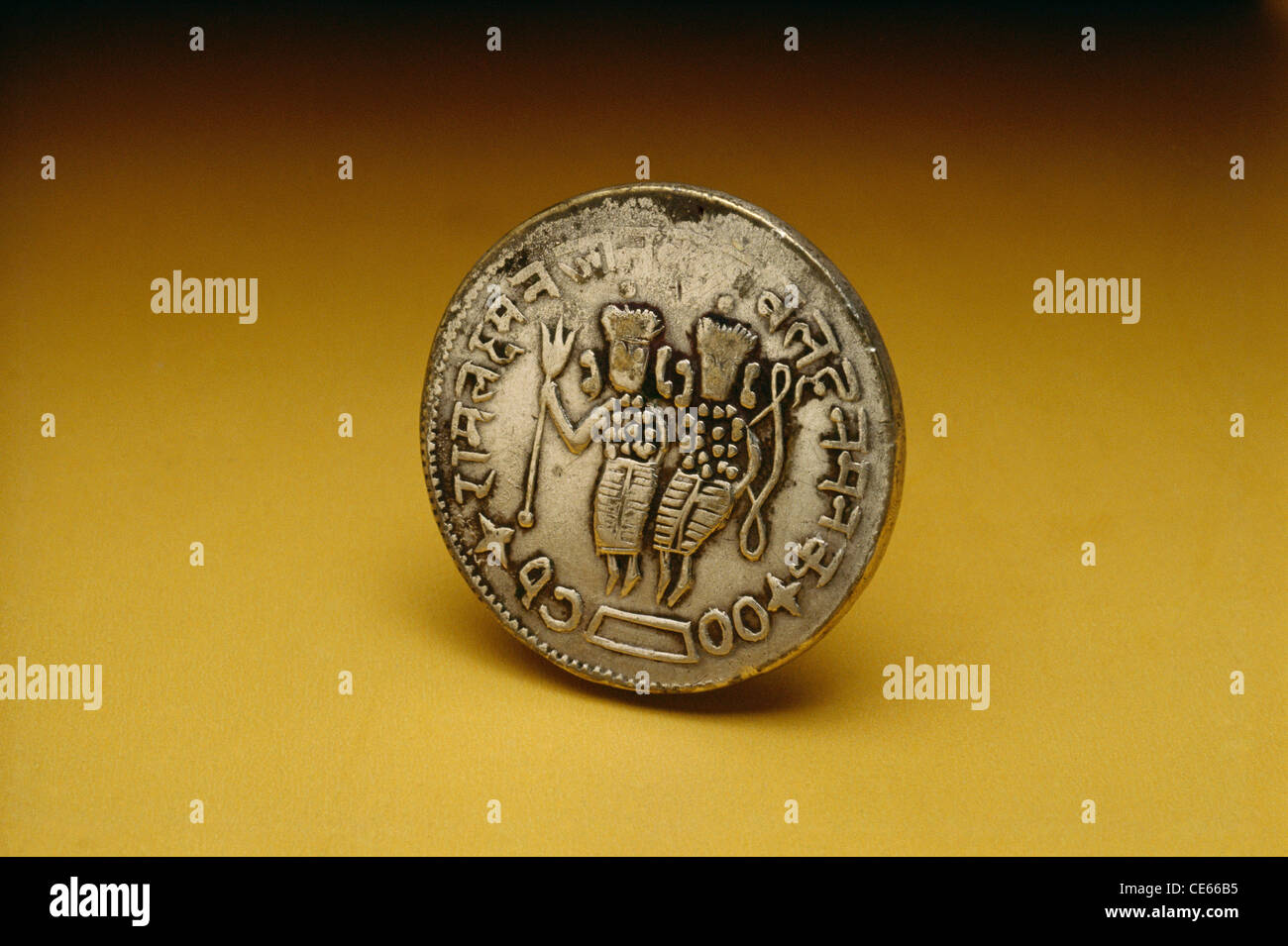 Silver coin of Ram and Laxman ; India Stock Photo - Alamy