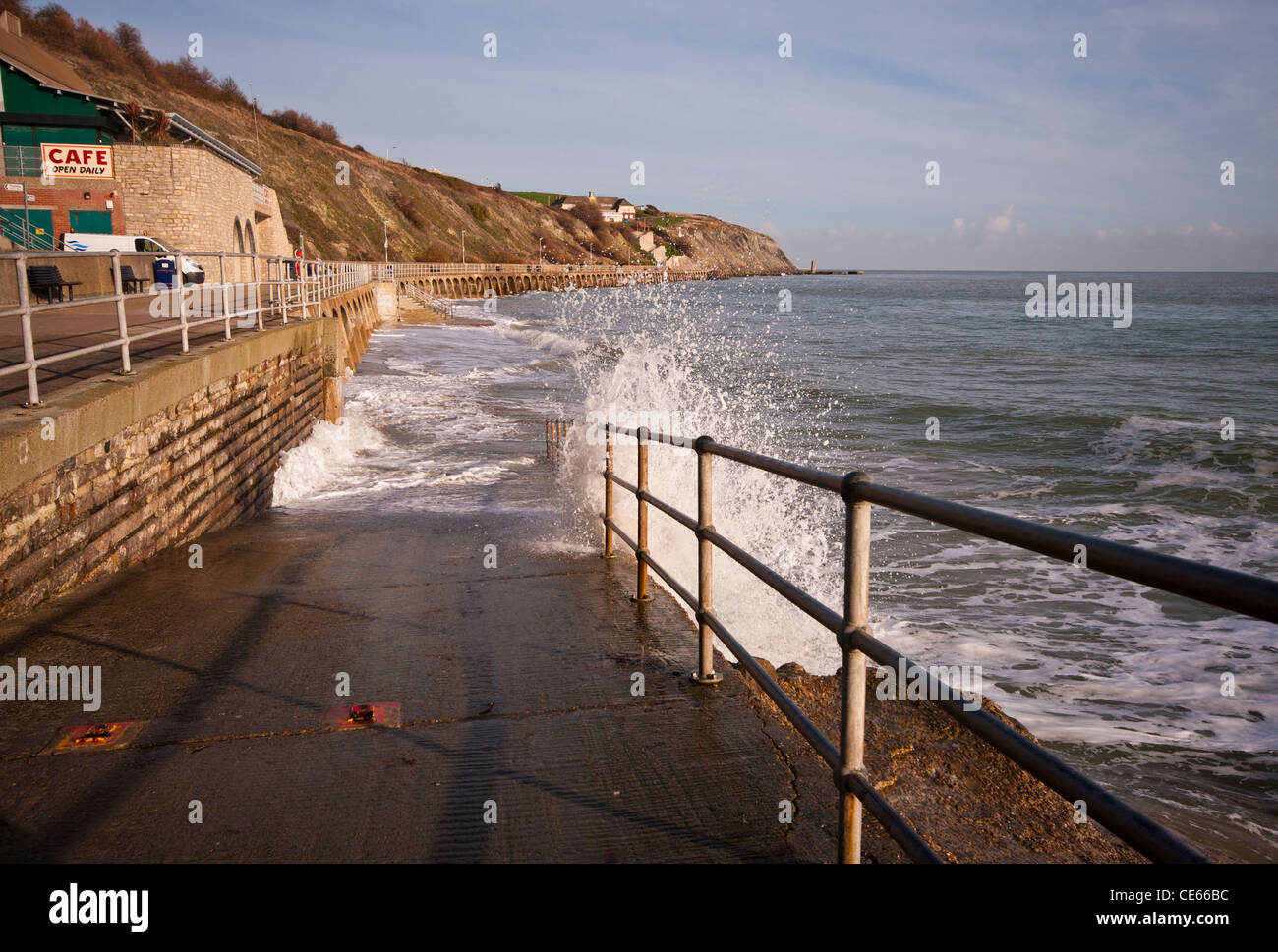 The Cliffs On The Coastline At Folkestone Kent UK Stock Photo - Alamy