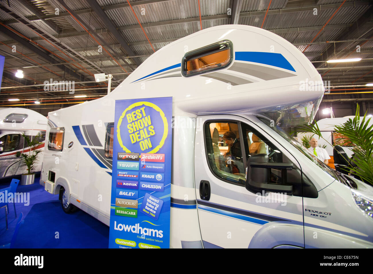 A motor home at the Caravan and motor home show at Event City in ...