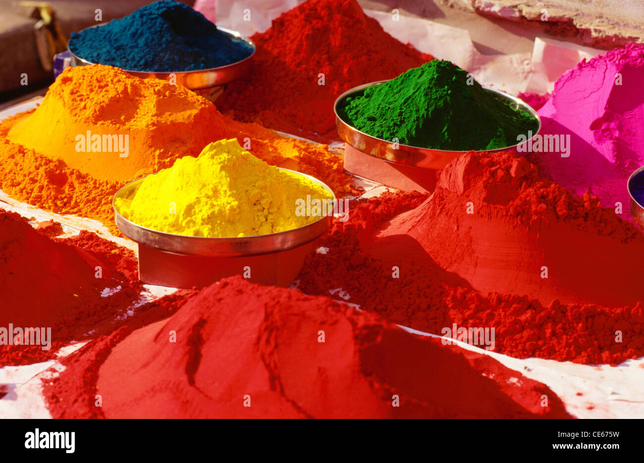 Holi Festival ; Festivals of colours ; gulal or rangoli colors for sale ...
