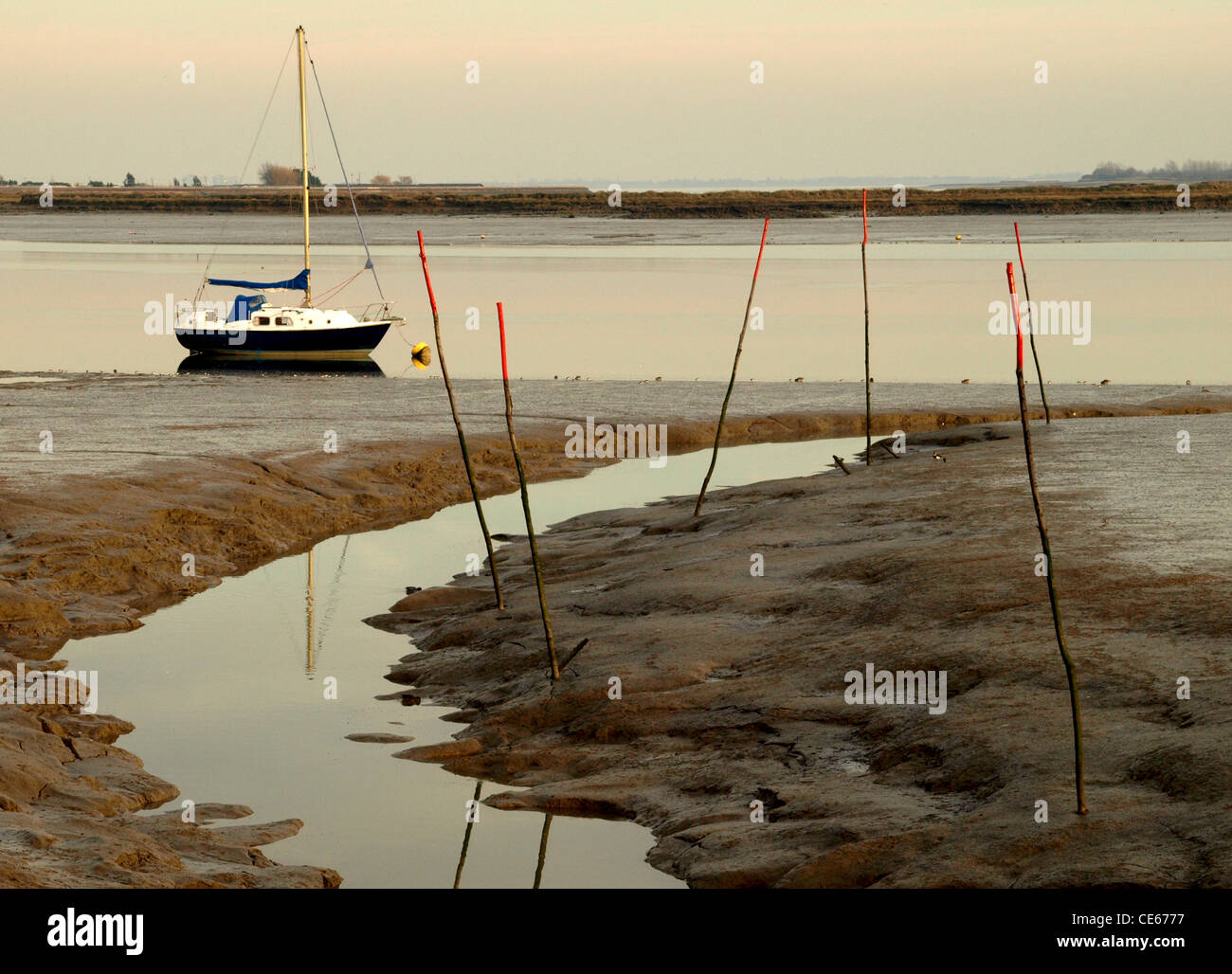 Thames estuary in Essex Stock Photo - Alamy