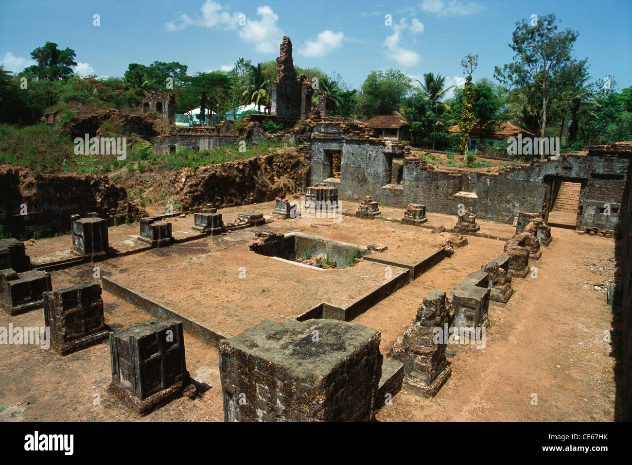 ST. Augustine Tower ; Old Goa ; India Stock Photo - Alamy