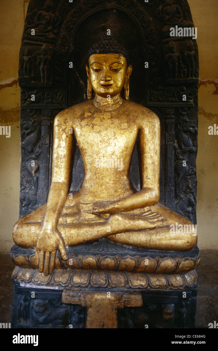 Golden Buddha statue ; Bodhgaya ; Bihar ; India ; Asia Stock Photo - Alamy