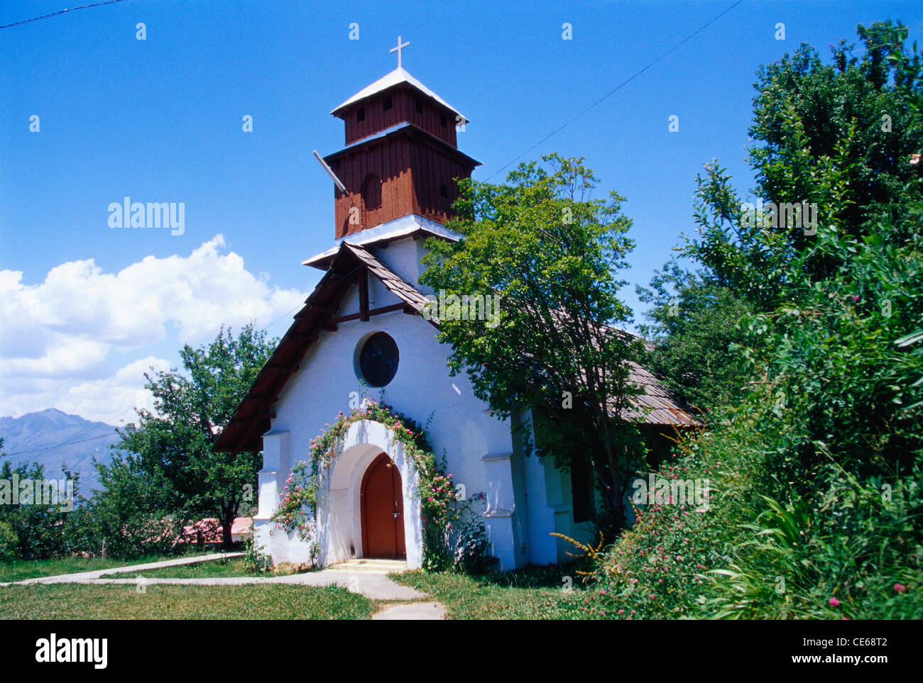 St Marys Church ; Kotgarh village ; Kotgarh ; Kumarsain subdivision ...