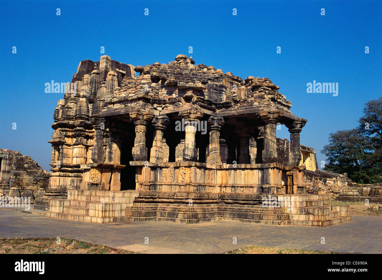 Shiva Mandir ; Chittorgarh ; Chittaurgarh ; Chittor ; Rajasthan ; India ...