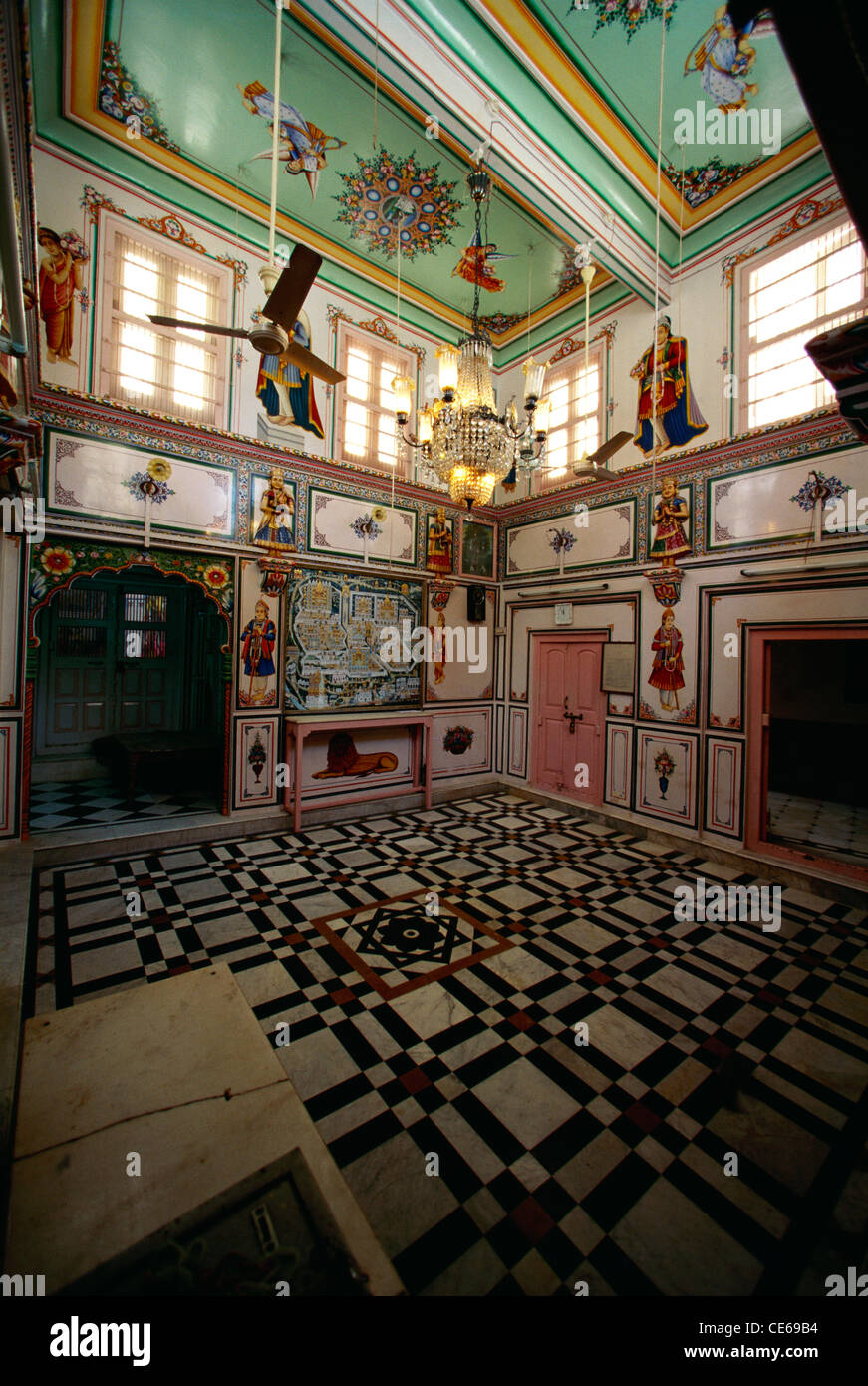 Jain Temple interior ; Nagaur ; Rajasthan ; India ; Asia Stock Photo ...