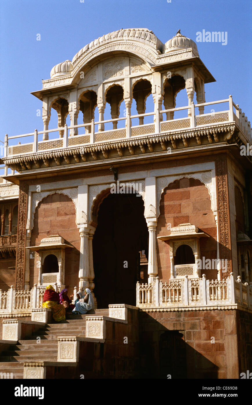 Jain Temple ; Ratan Bihari Park ; Bikaner ; Rajasthan ; India ; Asia ...