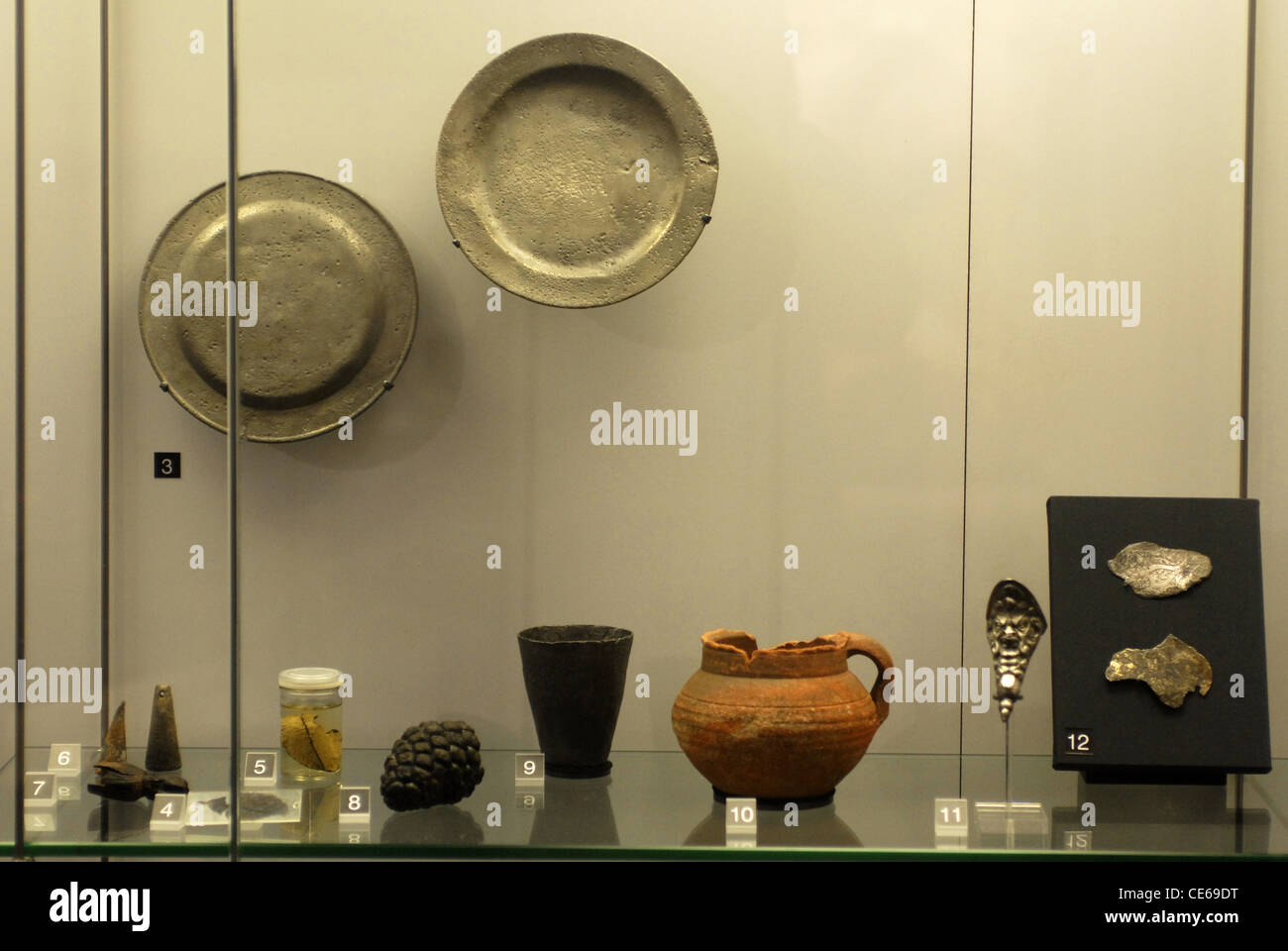 Remains recovered from the wreck of the 'Girona', the Spanish Armada ...