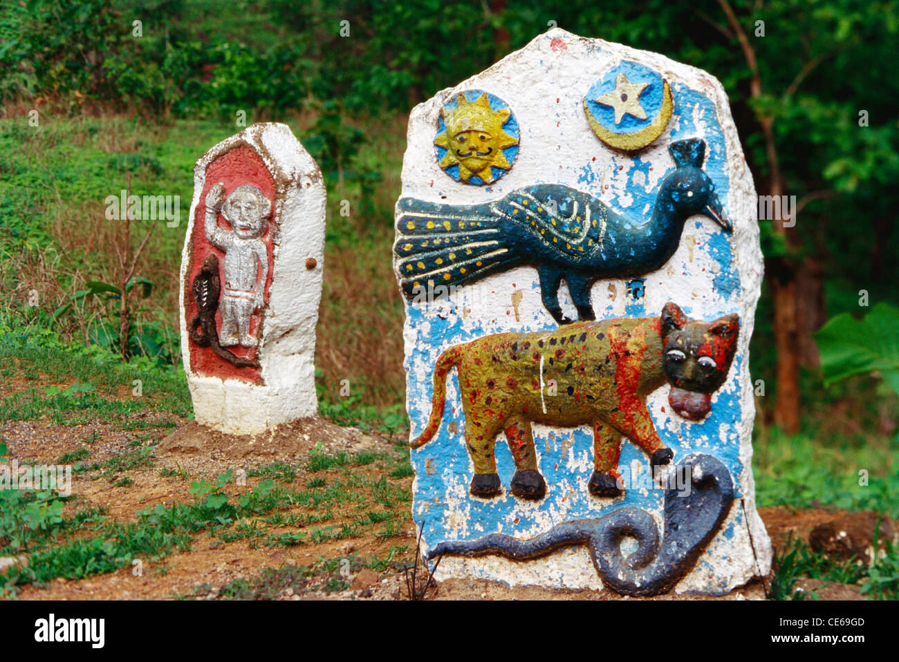 Tribal gods ; Ahwa ; Gujarat ; India Stock Photo - Alamy