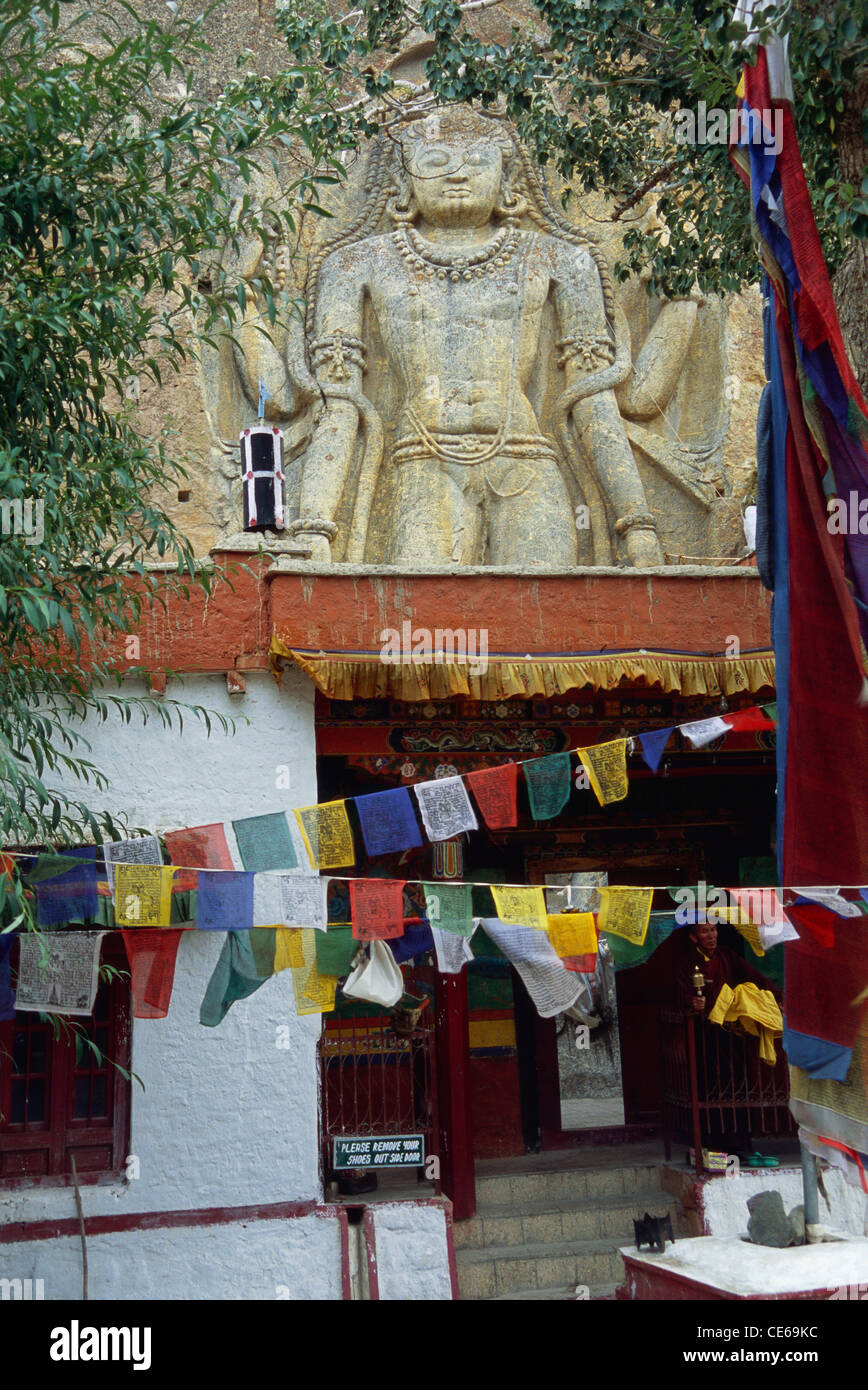 Maitreya Buddha ; Chamba Statue ; Mulbekh Monastery or Mulbekh Gompa ...