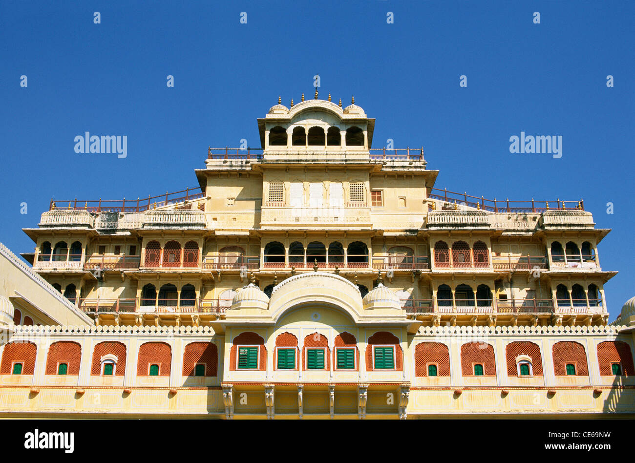 Chandra Mahal ; City Palace ; Jaipur ; Rajasthan ; India Stock Photo ...
