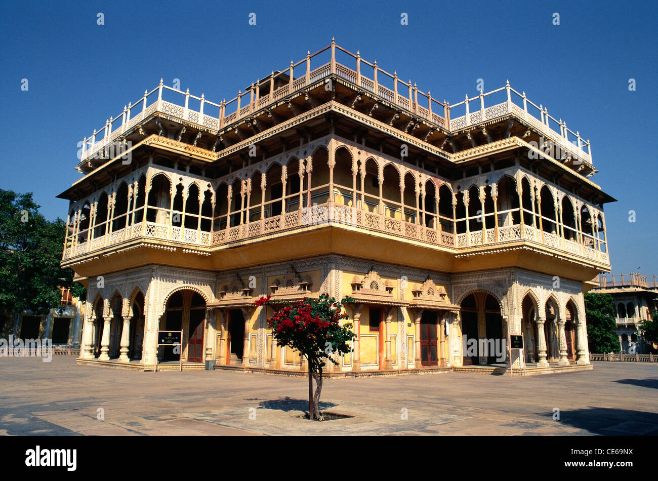 Mubarak Mahal ; City Palace ; Jaipur ; Rajasthan ; India Stock Photo ...