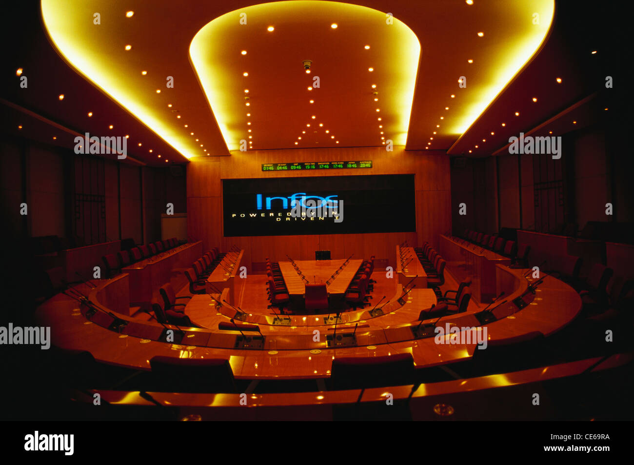Infosys conference room ; Information technology consulting company ...
