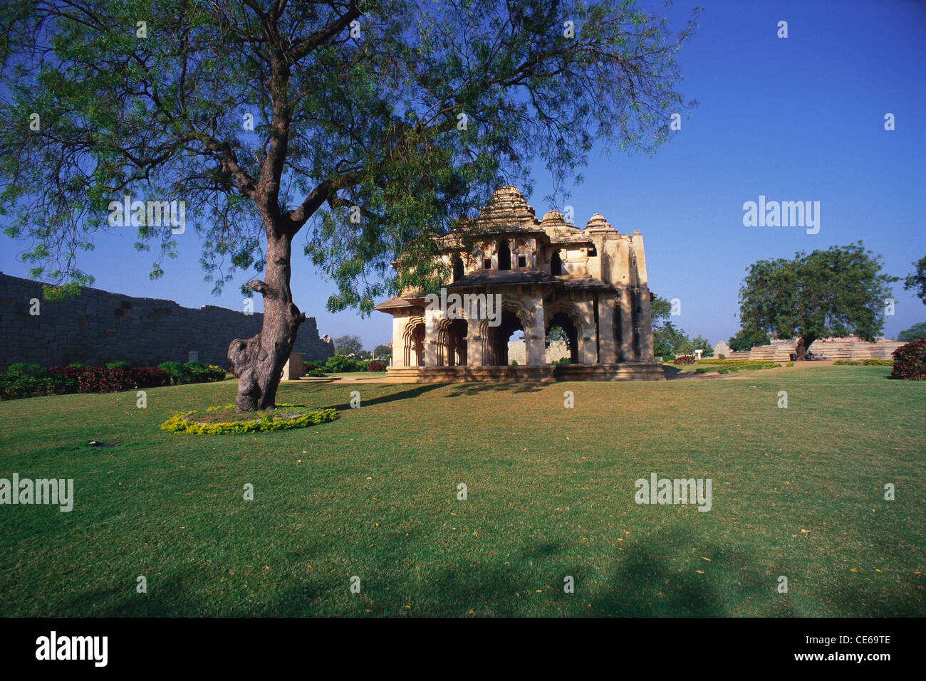 Lotus Mahal ; Lotus Palace ; Hampi ; Hampe ; UNESCO World Heritage Site ...