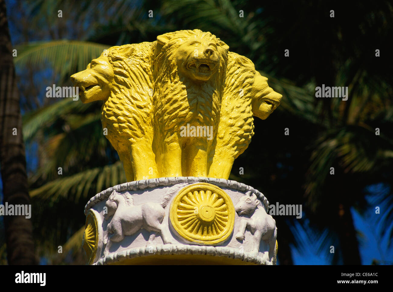 Lion Emblem India Stock Photos & Lion Emblem India Stock Images - Alamy