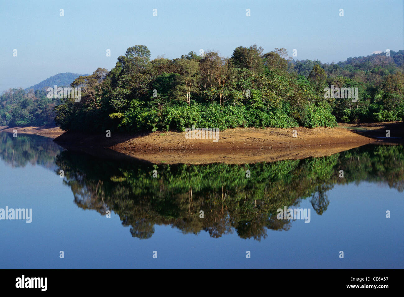 Peringalkuthu Dam reservoir of Chalakkudi River ; Pariyaram ; Trichur ...
