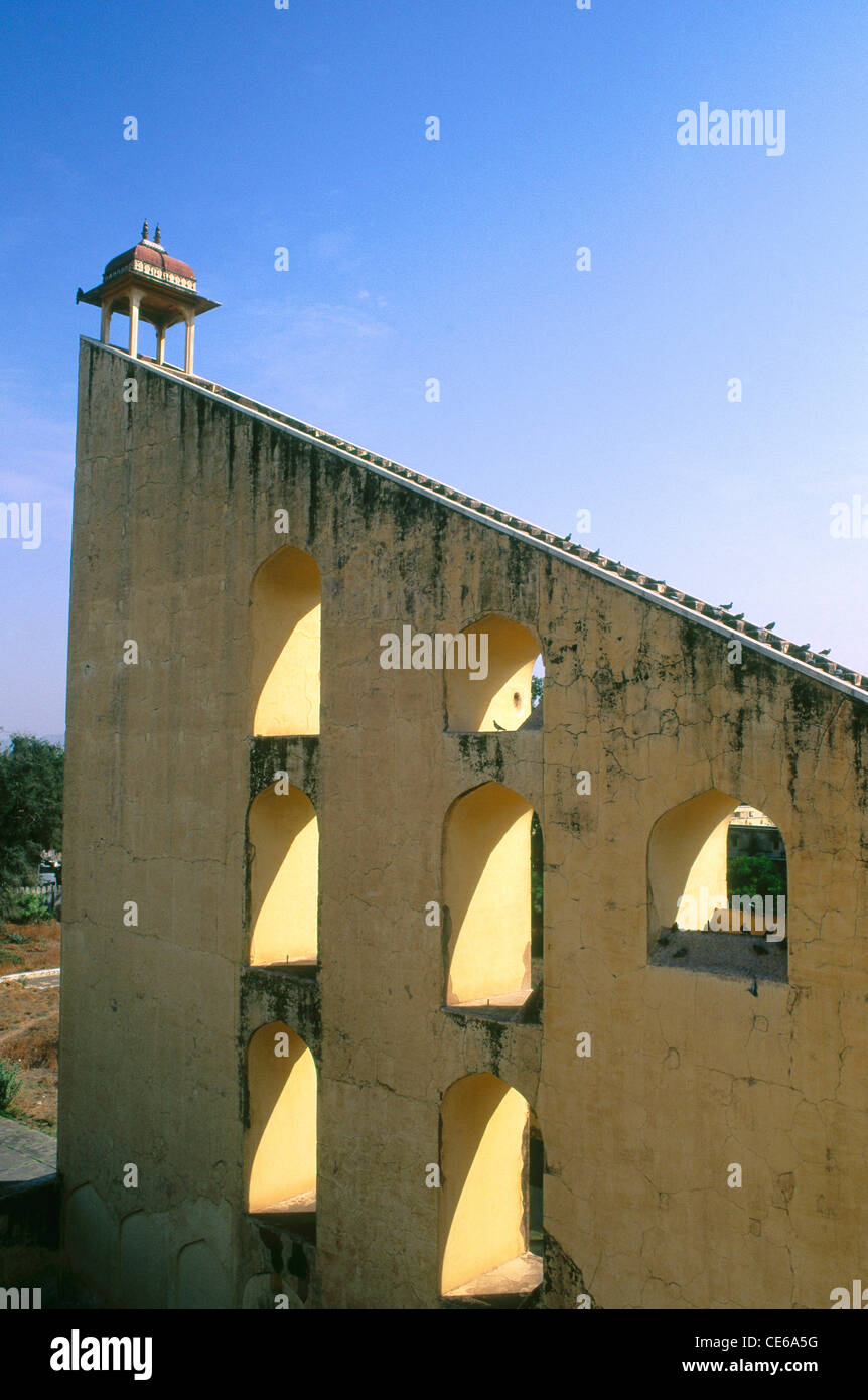 Samrat yantra in Jantar Mantar ; Jaipur ; Rajasthan ; India Stock Photo ...