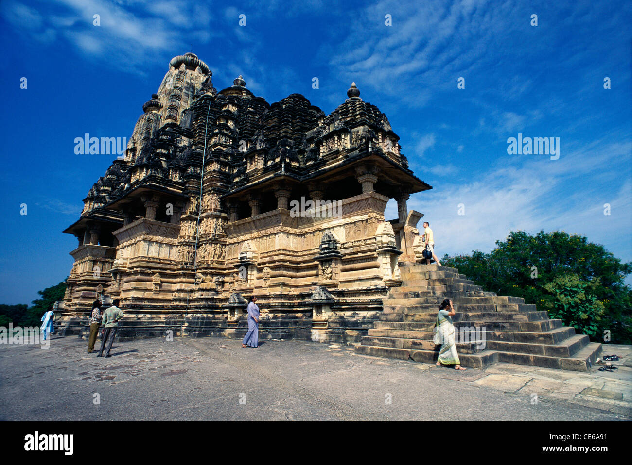 Vishwanath temple ; Vishvanatha Temple ; Khajuraho ; Madhya Pradesh ...