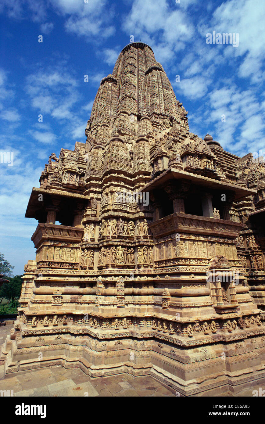 Lakshmana Temple ; Lakshman temple ; Khajuraho ; Madhya Pradesh ; India ...
