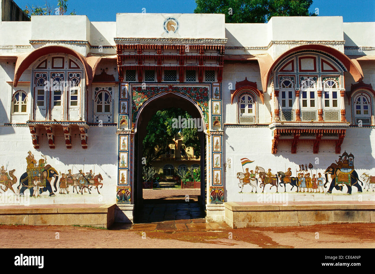entrance gate entry Rohetgarh Heritage hotel near Jodhpur ; Rajasthan ...