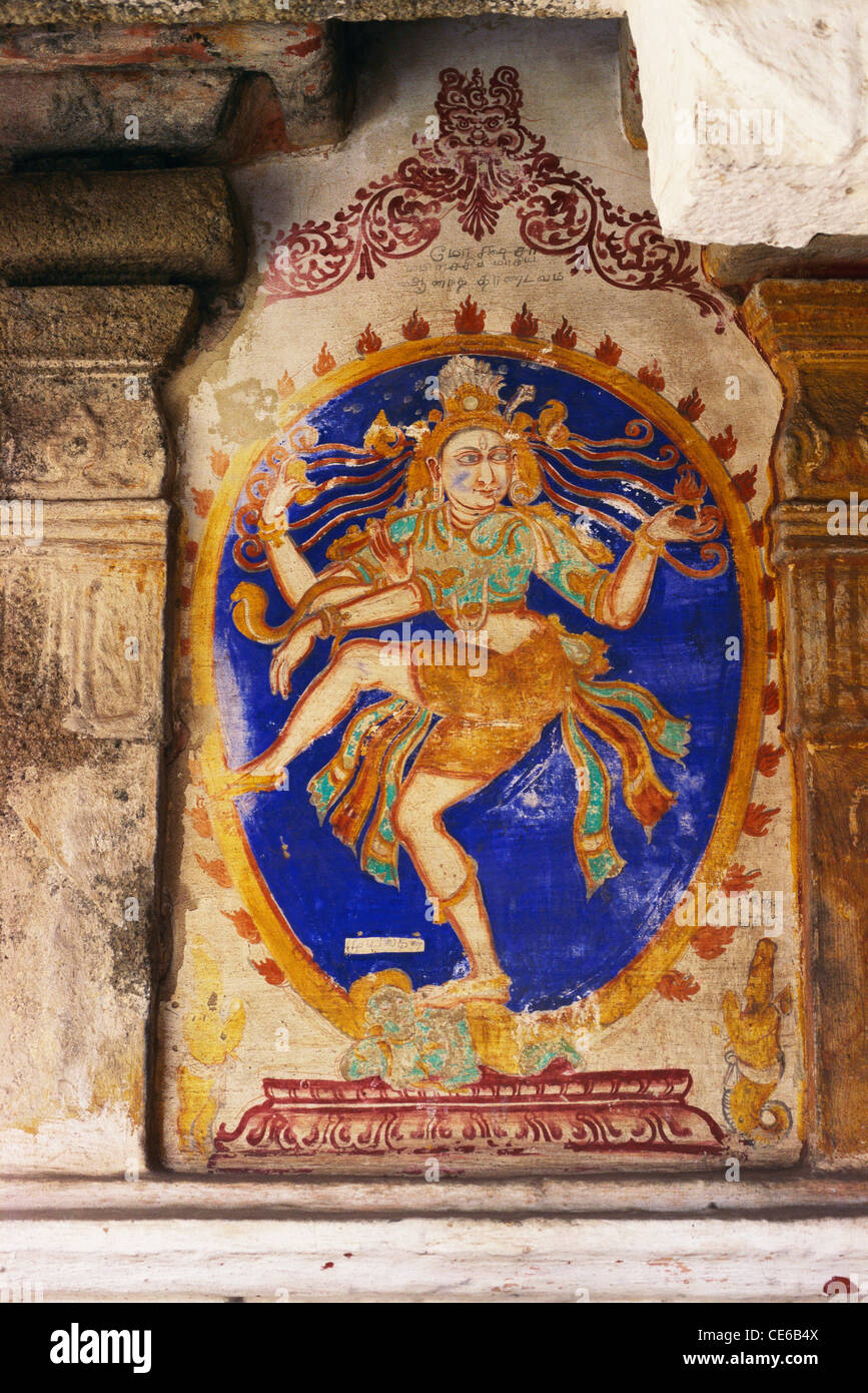 Mural painting hindu lord shiva hi-res stock photography and images - Alamy