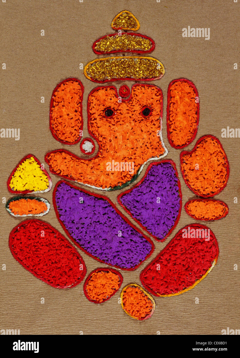 Lord ganesha ganpati pulses hi-res stock photography and images - Alamy
