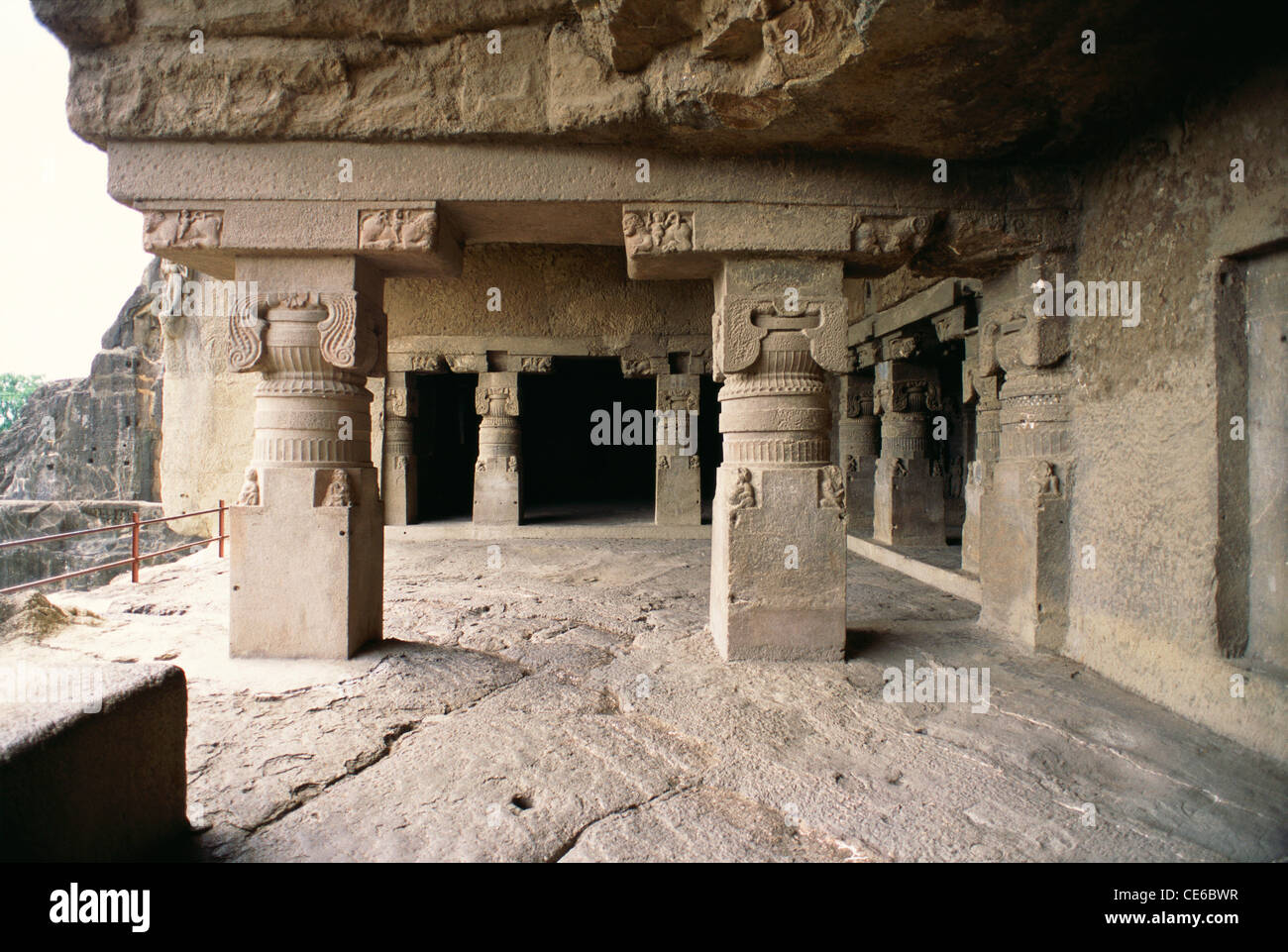 Ellora cave number 6 ; Aurangabad ; Maharashtra ; India Stock Photo - Alamy