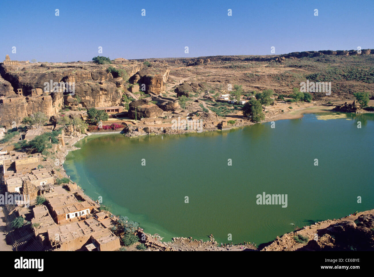 Badami india indian landscape view hi-res stock photography and images ...
