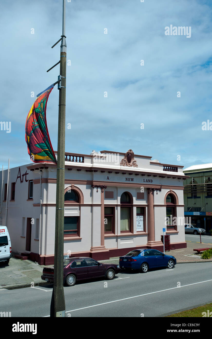 Greymouth South Island New Zealand building Stock Photo - Alamy