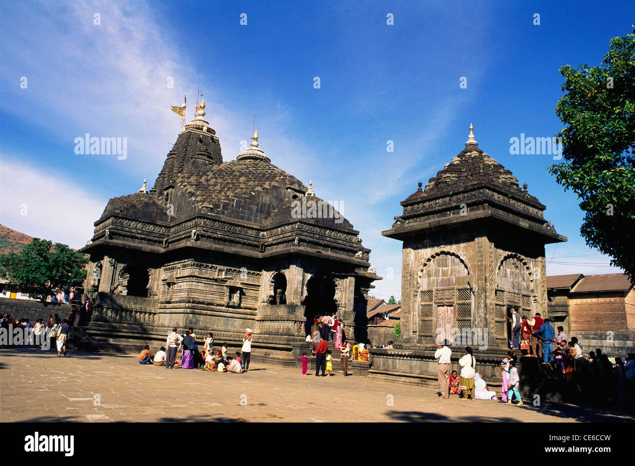 Trimbakeshwar Shiva Temple ; ancient Hindu temple ; Trimbak ...