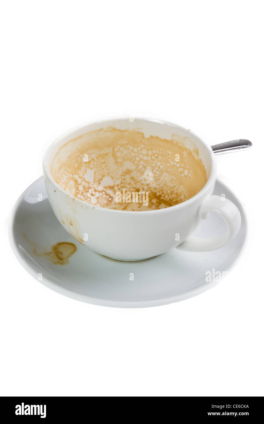 Empty coffee cup Stock Photo - Alamy