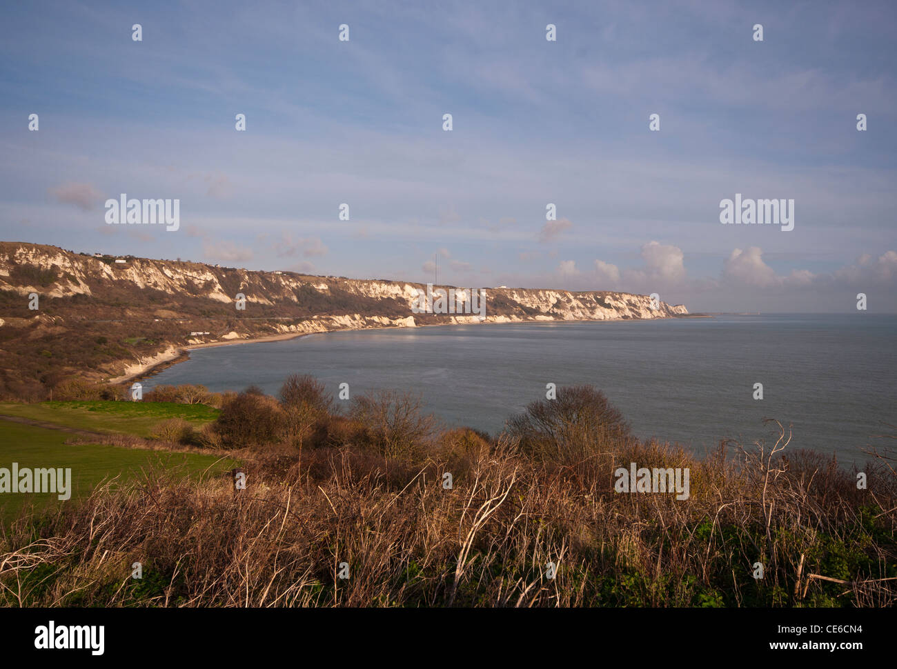 The Kent Coastline and The White Cliffs Of Dover as seen from The ...