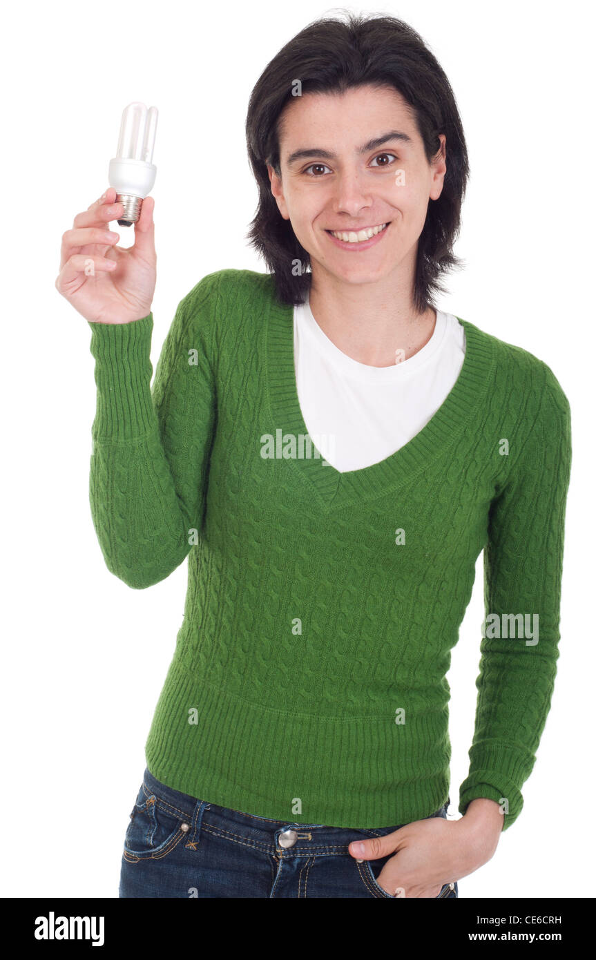 Lightbulb lady hi-res stock photography and images - Alamy