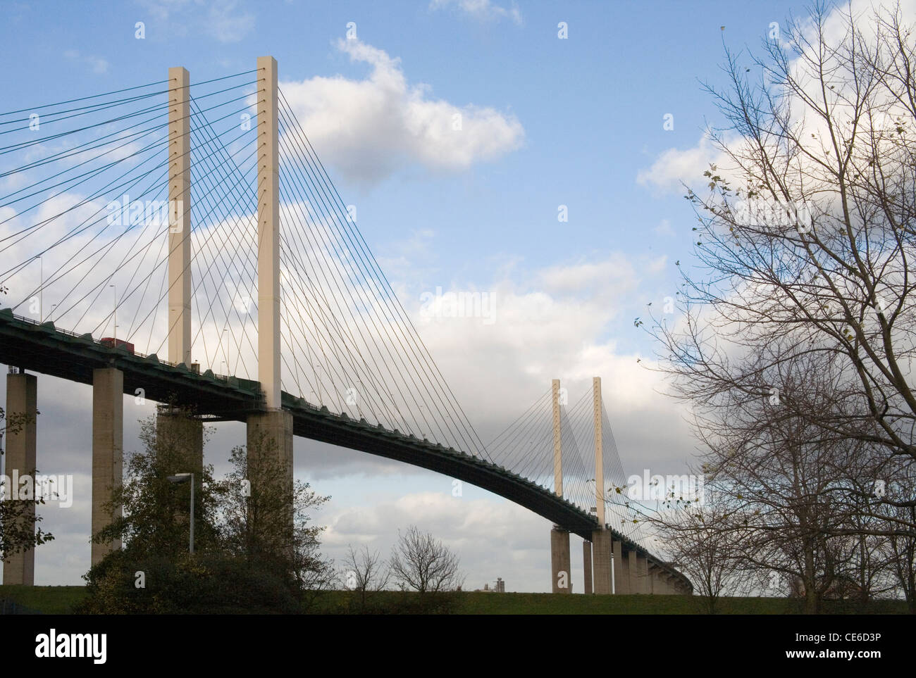 dartford river crossing the QE2 bridge Stock Photo - Alamy