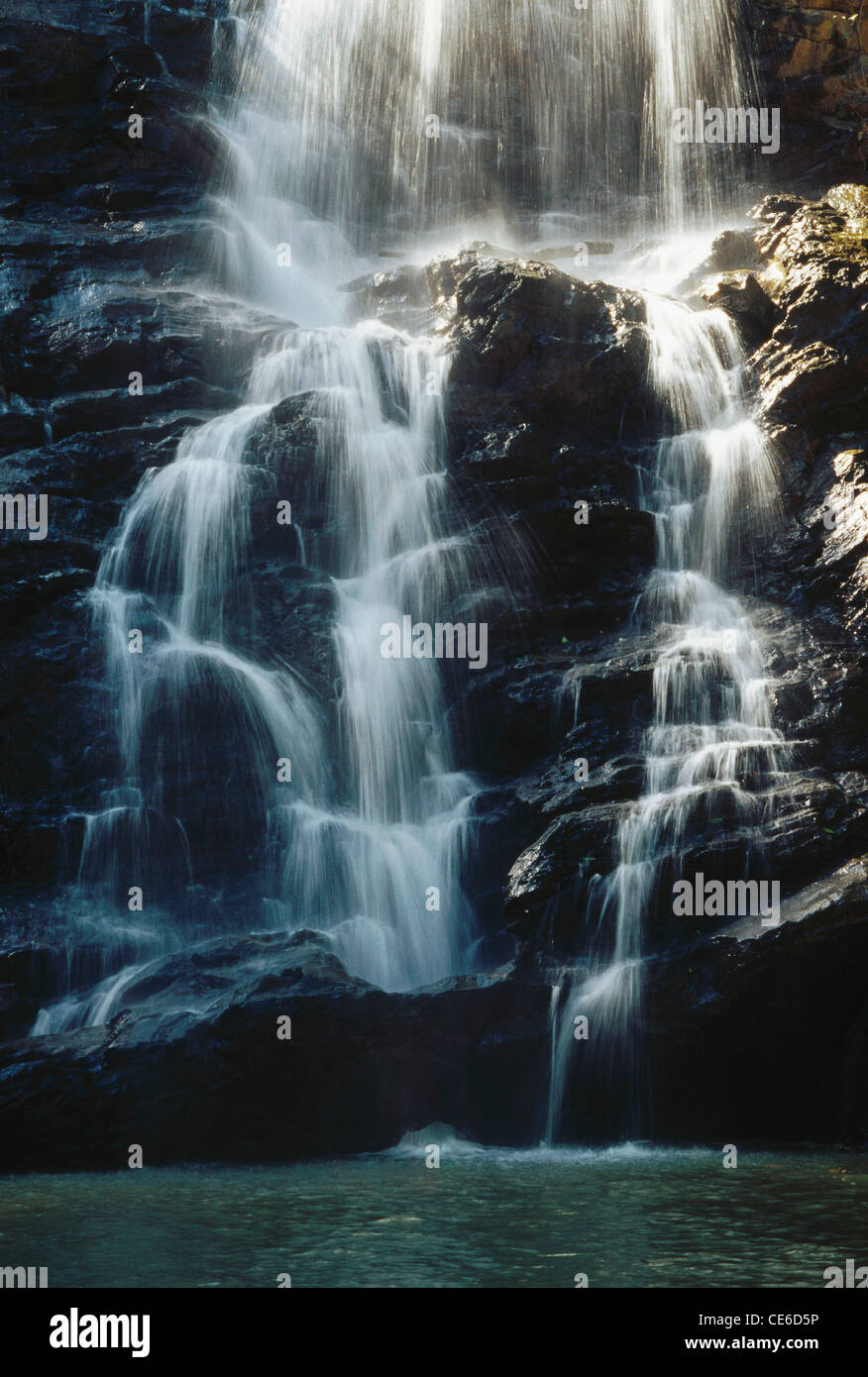 Abbey waterfalls ; Madekeri ; Coorg ; Kodagu ; Western Ghats ...